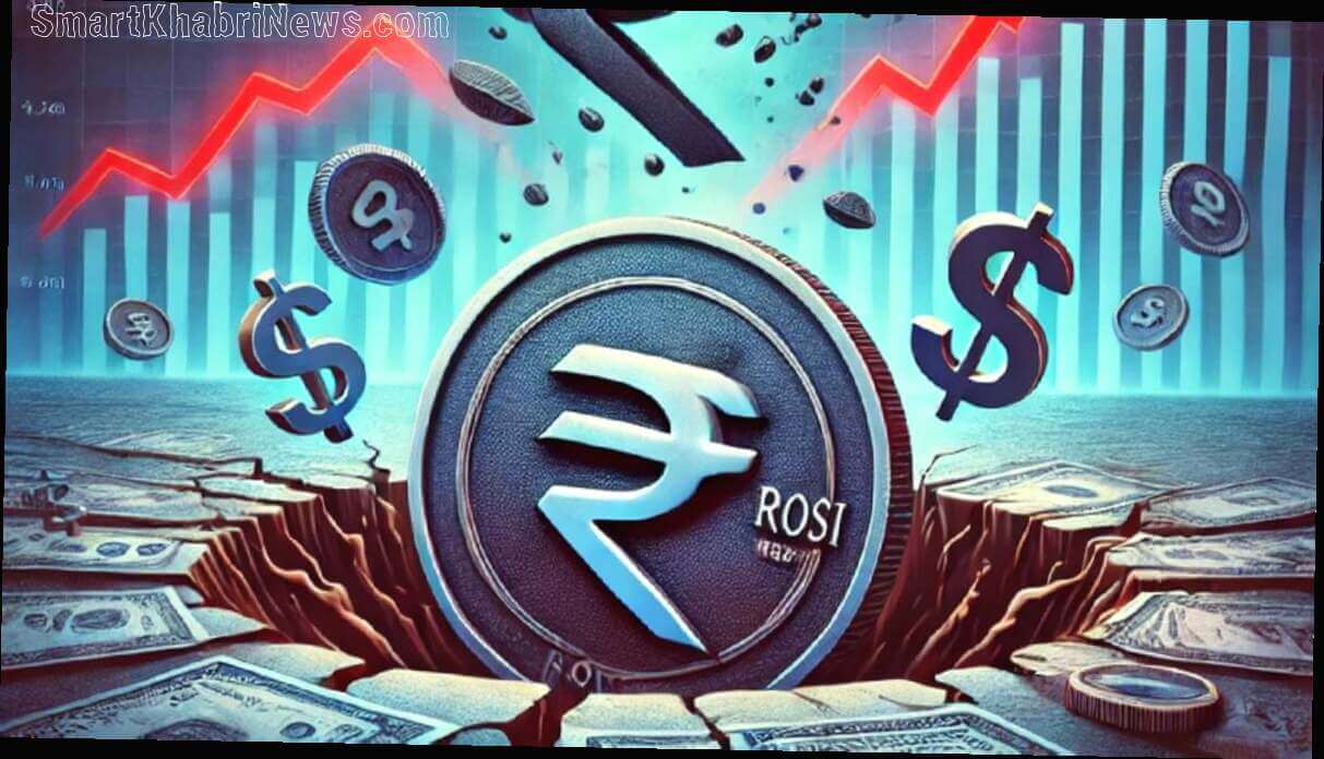 Rupee Slides for Fourth Straight Session to 86.71 Amid Global Trade Turmoil - SmartKhabriNews